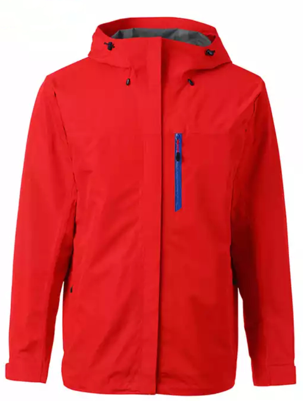 Custom Design Outdoor Waterproof Raincoat Sport Hooded Rain Jacket